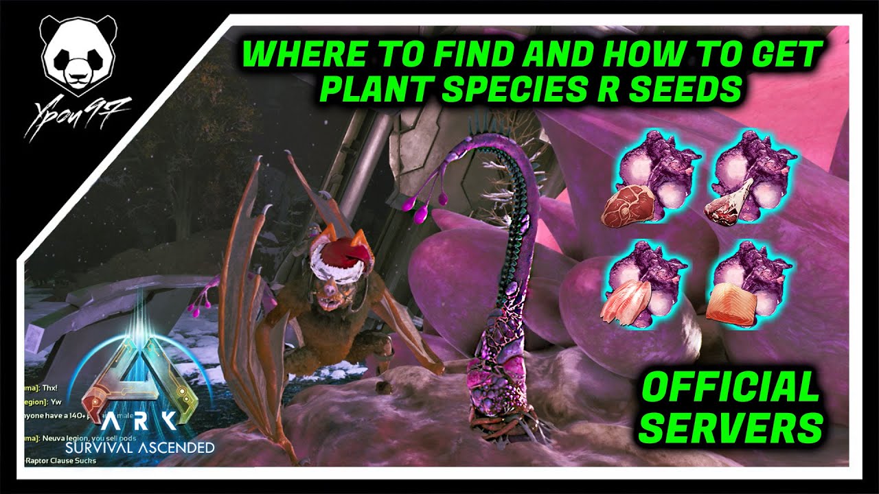 Where To Find And How To Get Plant Species-R Seeds In Lost Colony | ARK ...