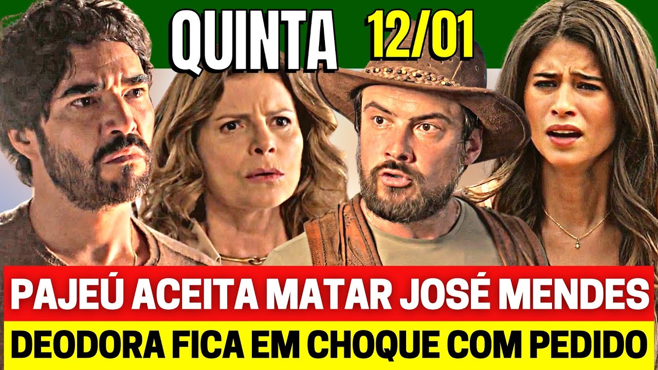 Mar Do SertÃo Capítulo De Hoje Quinta 12 01 Resumo Da Novela Das 6
