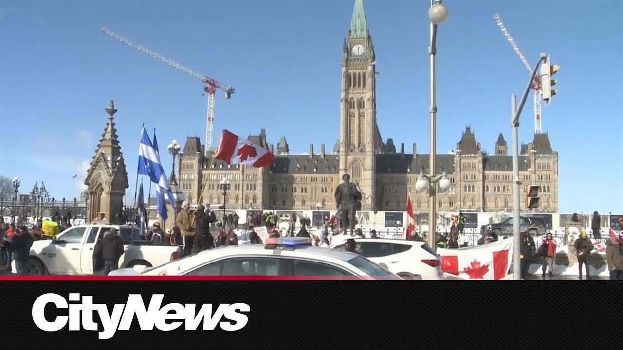 'Freedom convoy' organizers' sentencing pushed back to October - YouTube