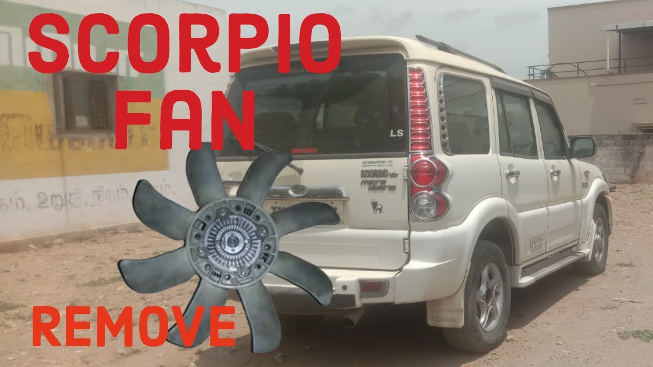 How to remove Scorpio fan - YouTube
