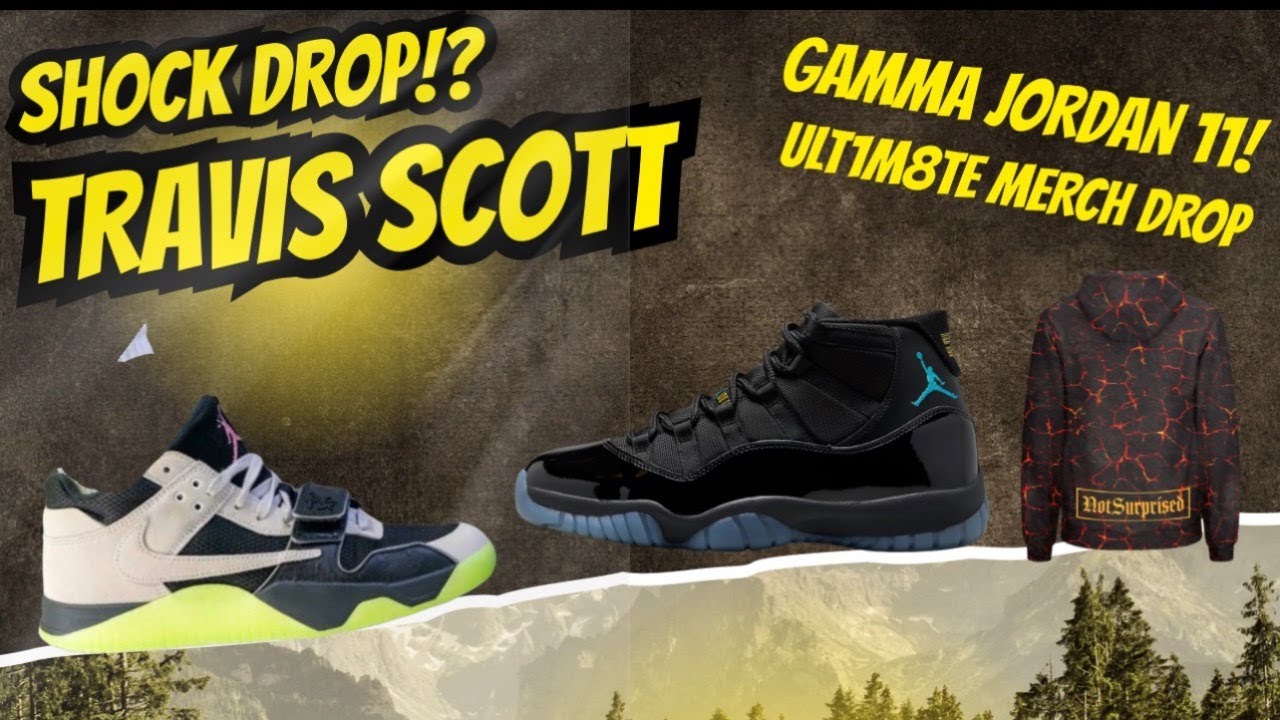 LIVE: TRAVIS SCOTT SHOCK DROP?! GAMMA 11 STOCK #’s. ULT1M8TE HOODIE ...