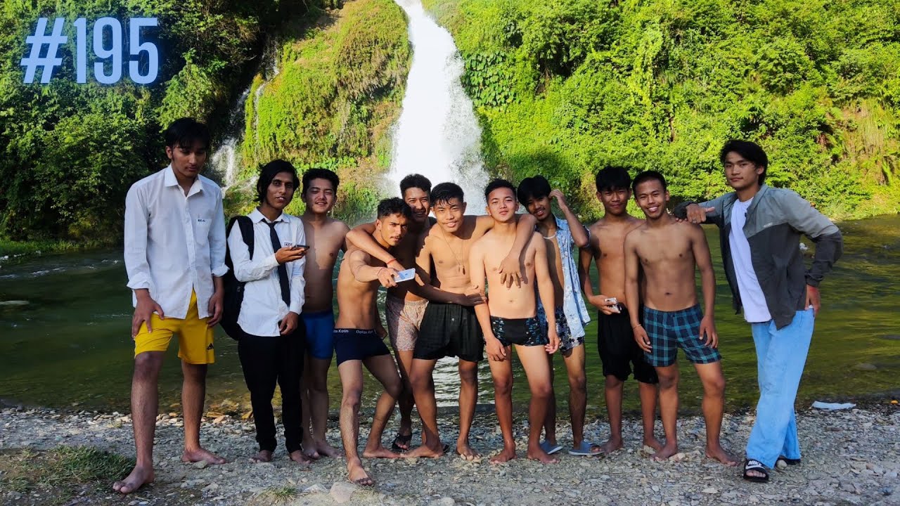 Dharai Pachi Poudi Khalio | Pokhara powerhouse swimming | - YouTube