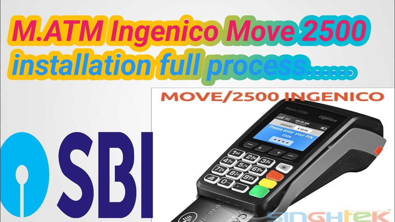 Ingenico M.ATM install || pos machine install full process 2022 ...