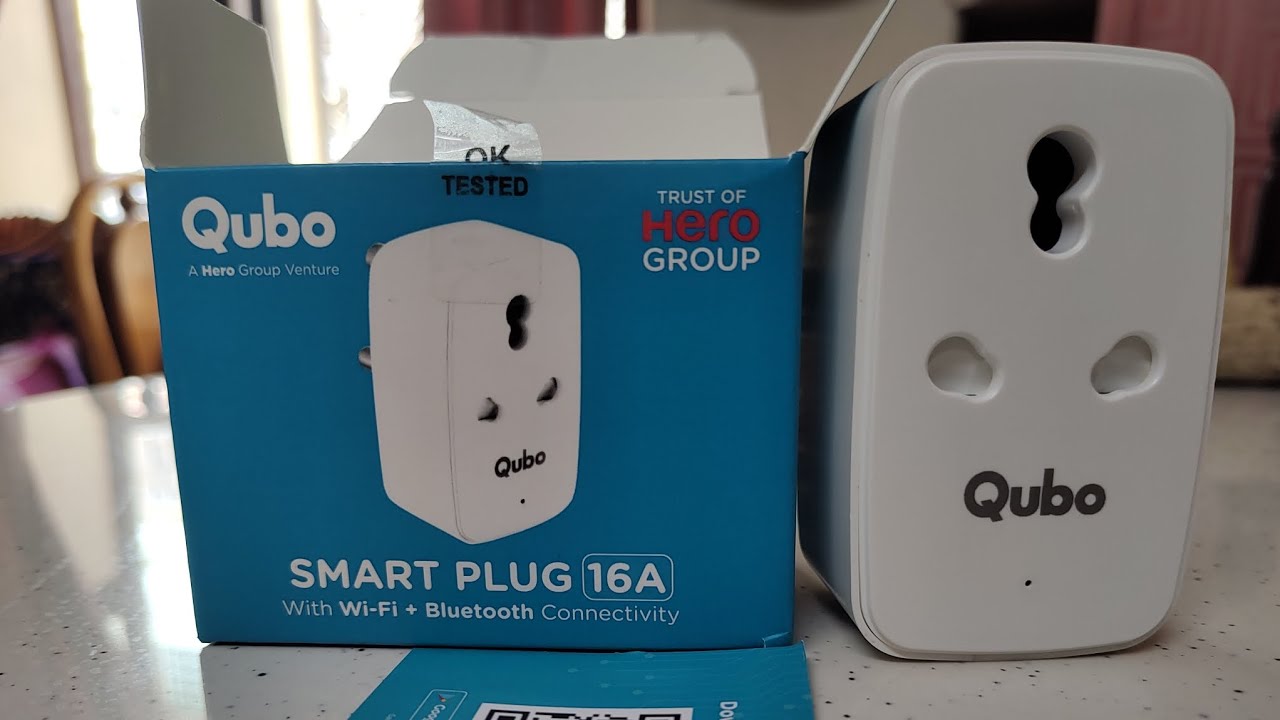 Qubo Smart Plug 16A Unboxing|| Initial review|| Best energy Consumption ...
