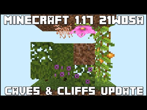 Minecraft 1.17 - Snapshot 21w05a - Lush Cave Blocks! - YouTube