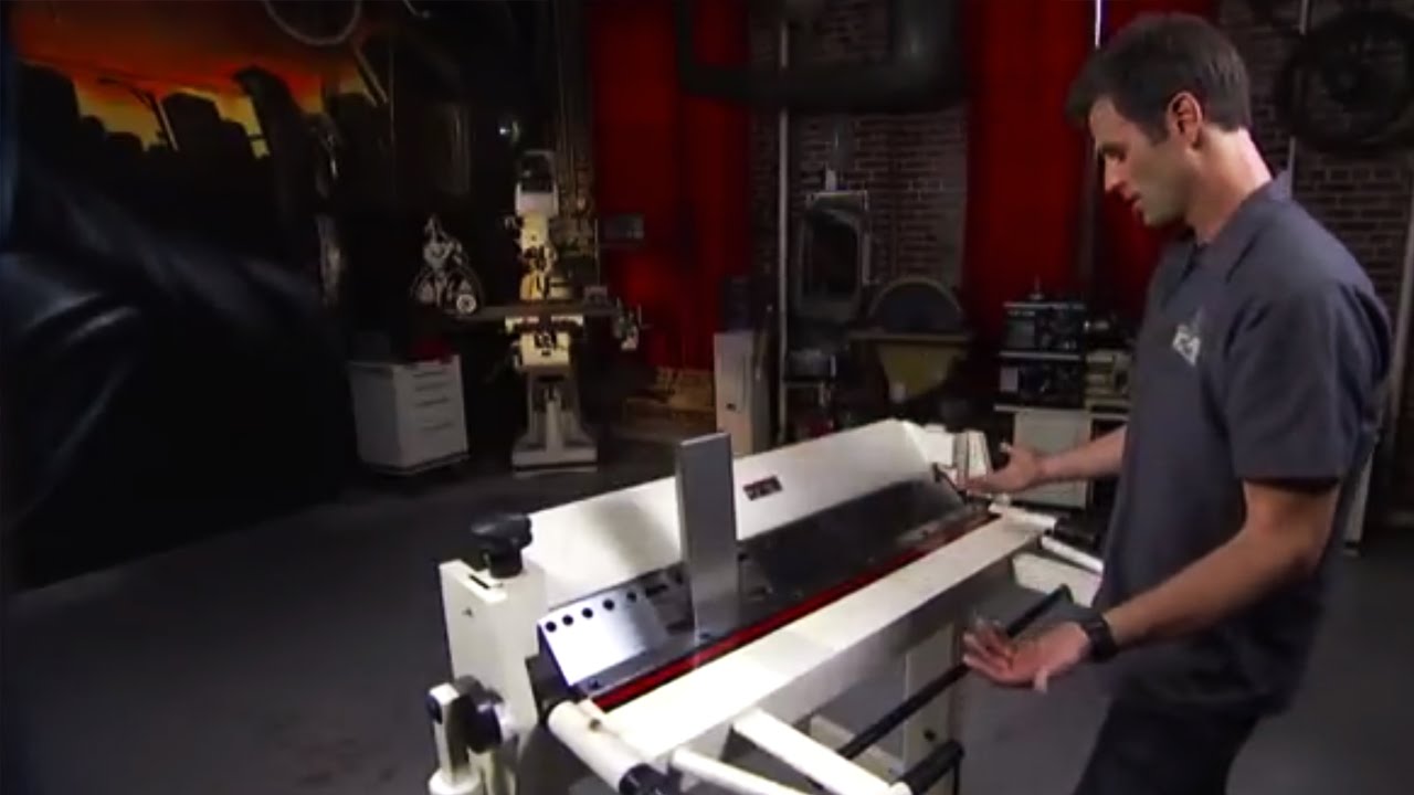 JET 40" x 12Ga Box & Pan Brake Foot Clamp - YouTube