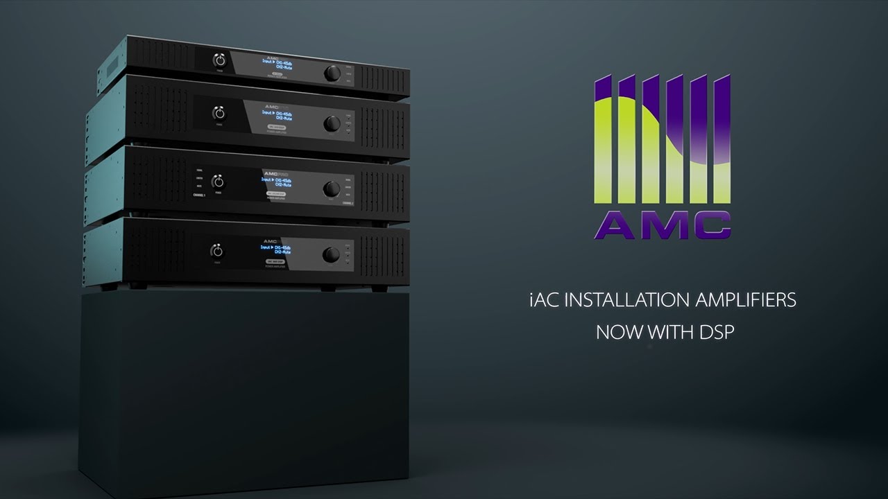 Next generation AMC iAC series installation amplifiers with DSP - YouTube