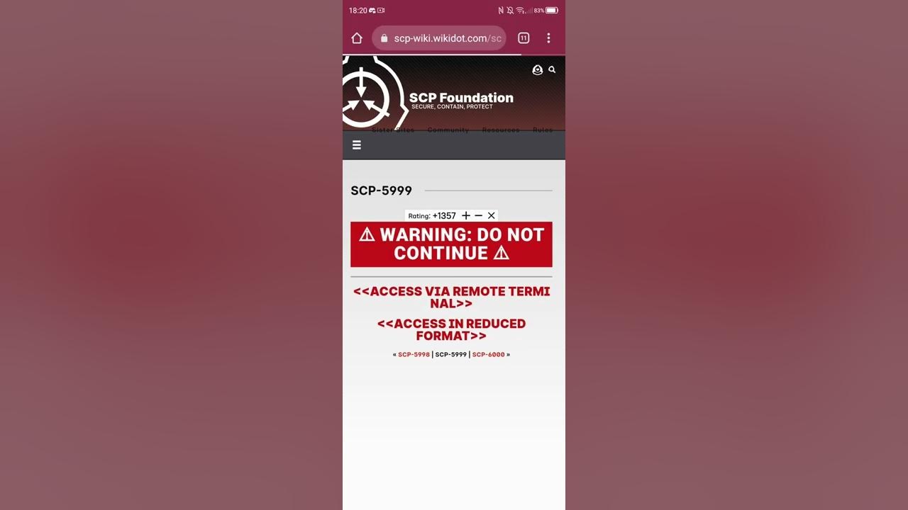 SCP-5999 full story - YouTube