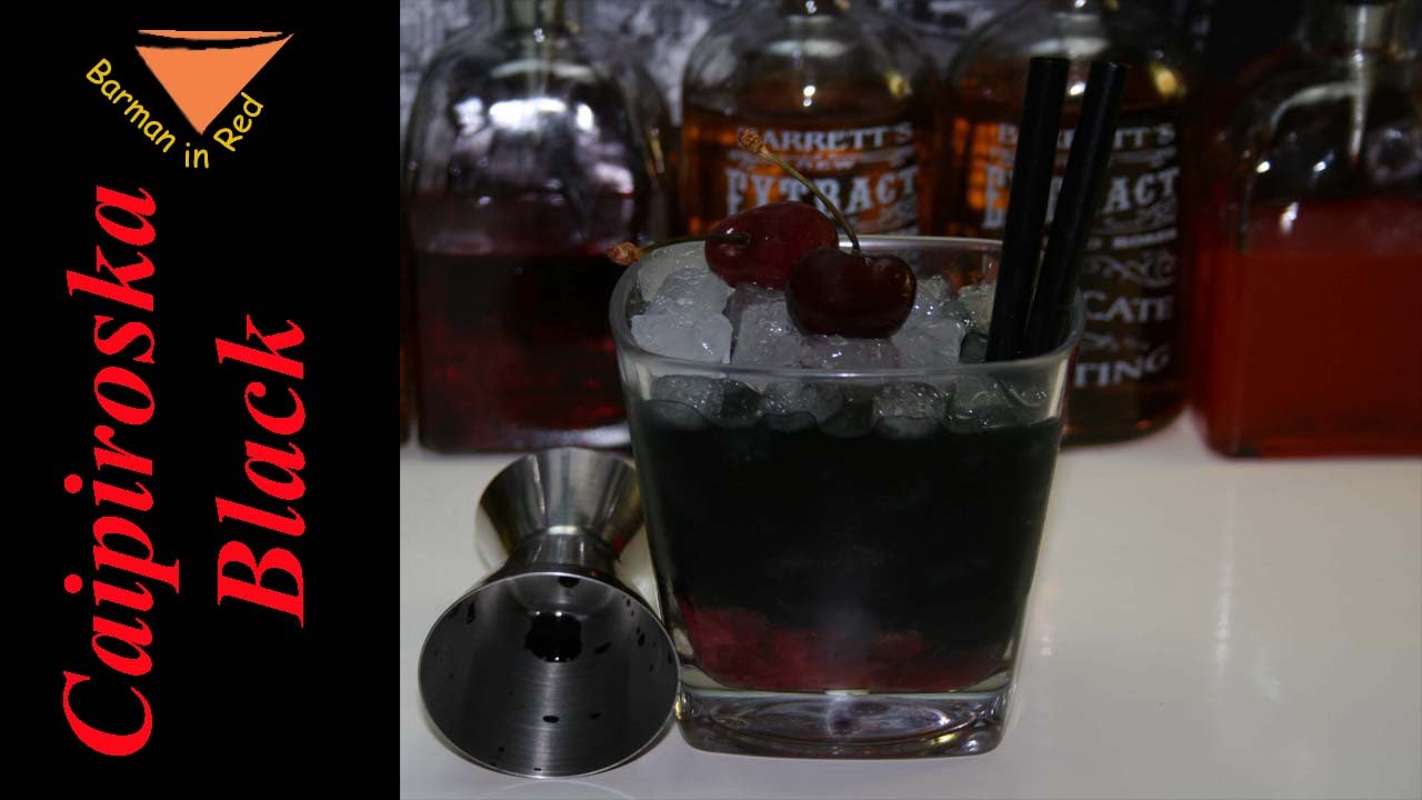Bebidas con Vodka I CAIPIROSKA BLACK - YouTube