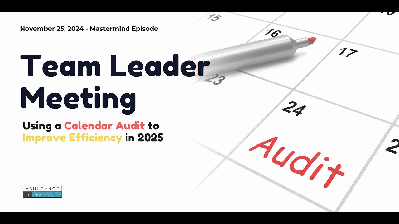 Team Leader Meeting - November 25, 2024 - YouTube