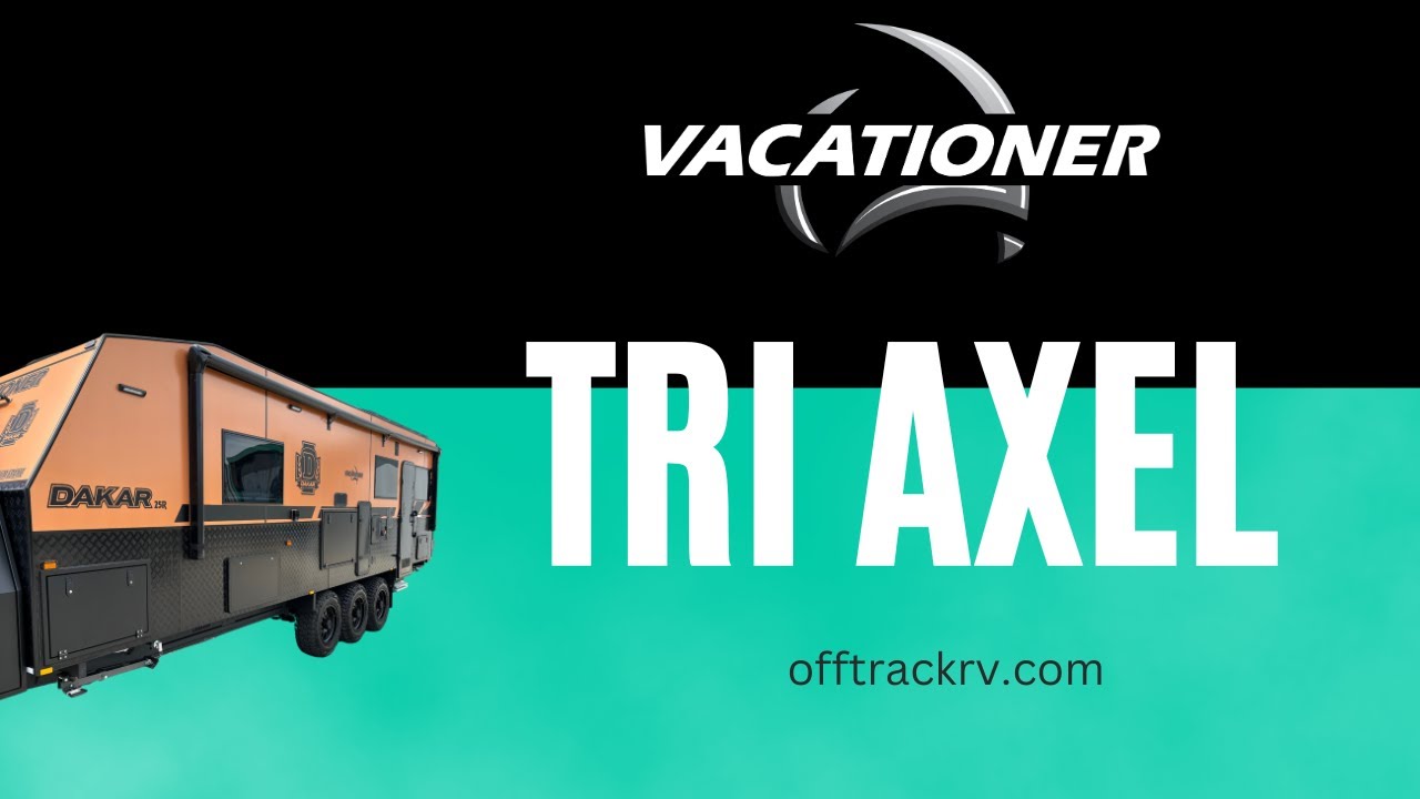 CHECK OUT THE TRI AXEL CARAVAN FROM VACATIONER CARAVANS! - YouTube
