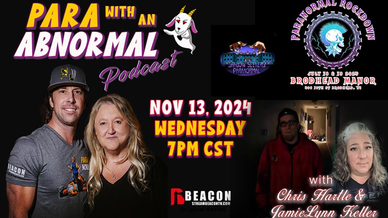 Paranormal Rockdown with Chris Hartle and JamieLynn Keller (copy) - YouTube