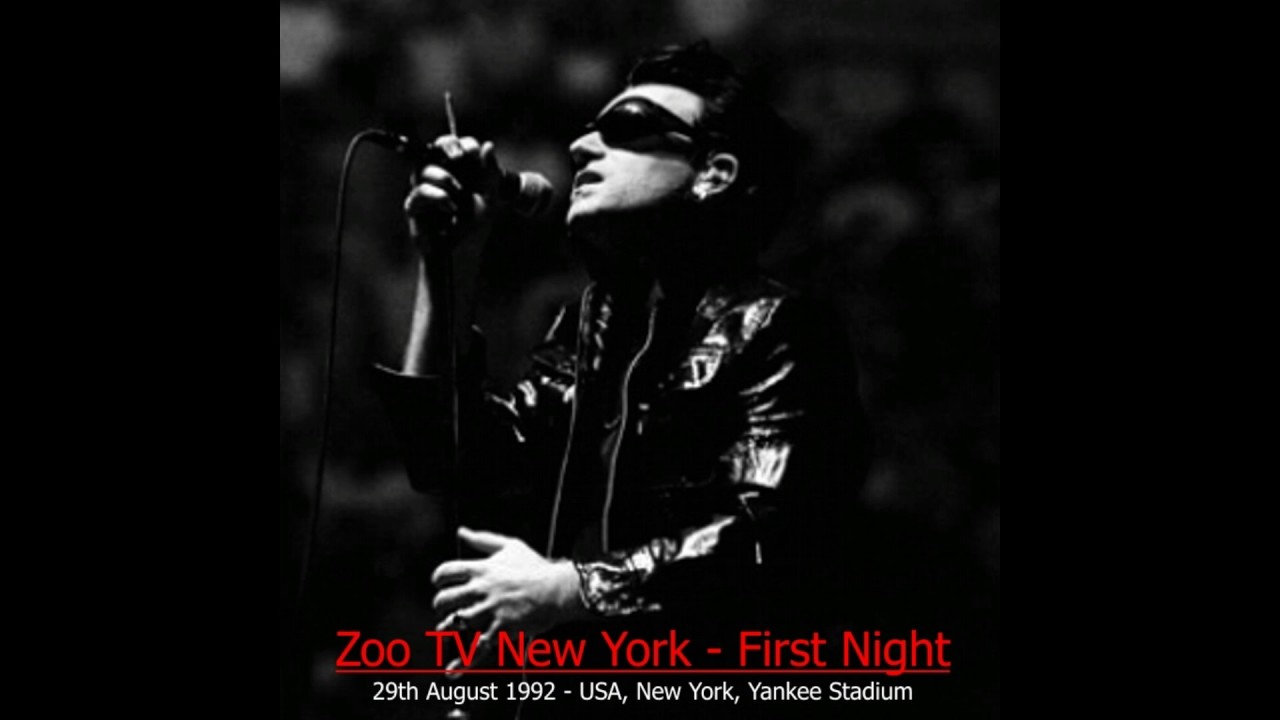 U2 - ZOO TV - New York First Night (1992/08/29) - YouTube