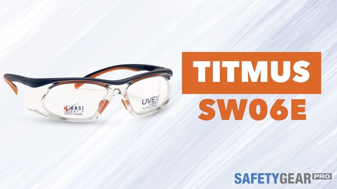 Titmus SW06E ANSI Safety Glasses | Safety Gear Pro - YouTube