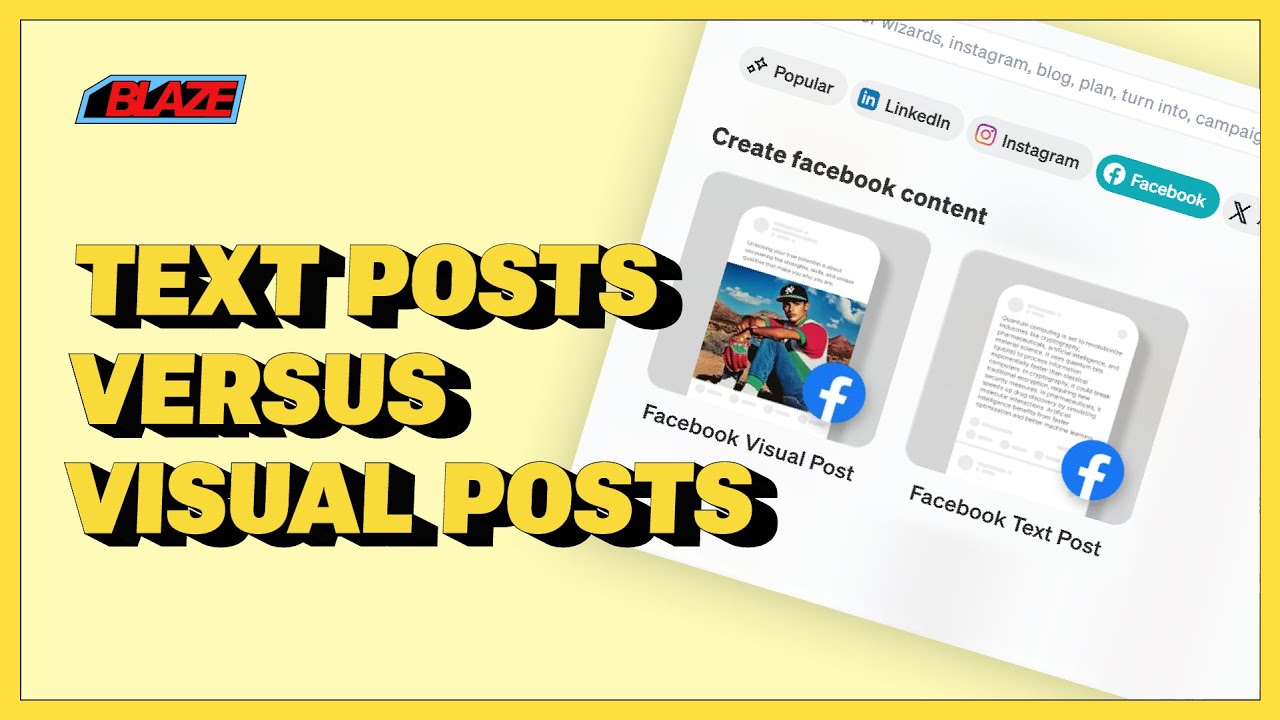 Understanding Text Posts vs Visual Posts - YouTube