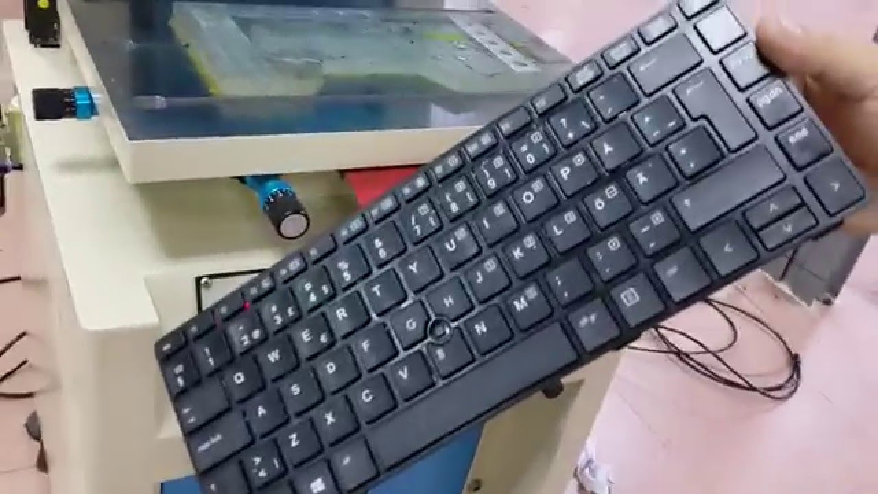 keyboard screen printer - YouTube