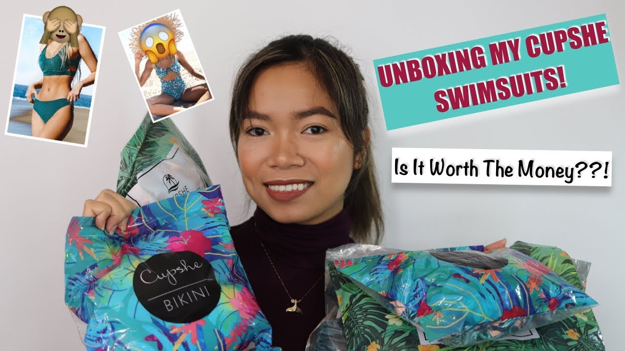 UNBOXING MY CUPSHE SWIMSUITS HAUL | Jean Hartmann - YouTube