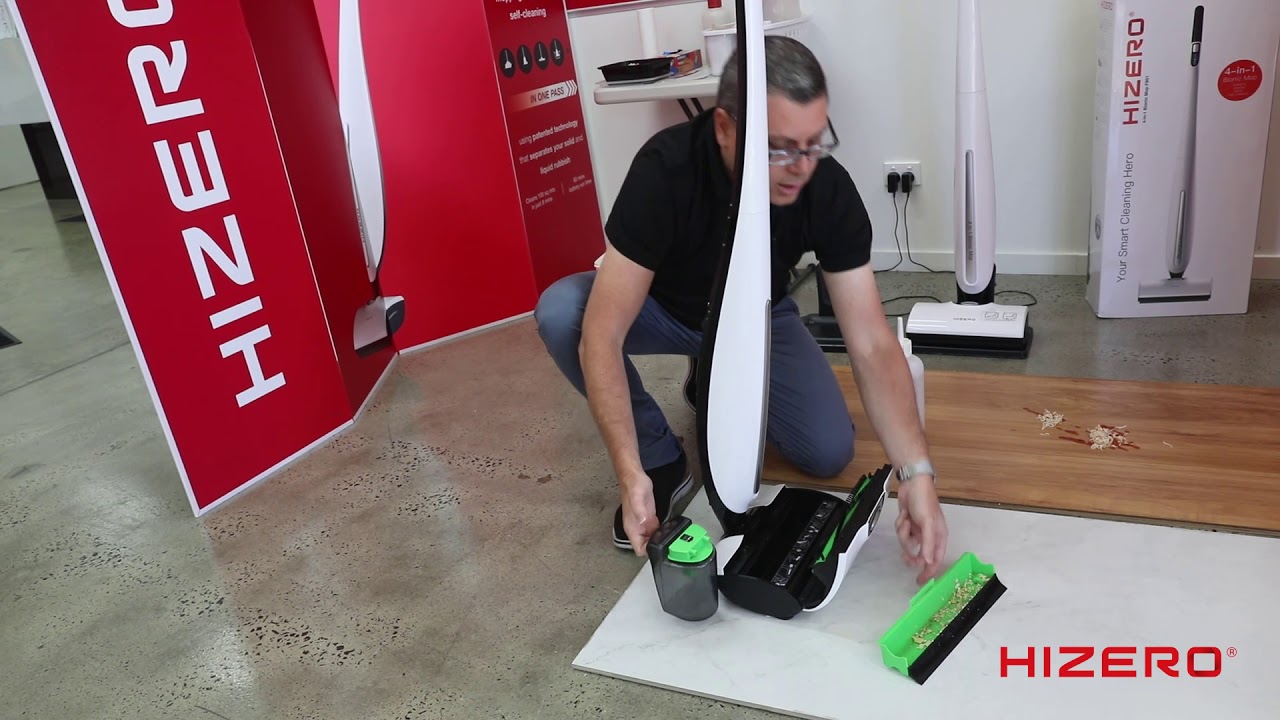 HIZERO cordless bionic mop -how to use the appliance correctly - YouTube