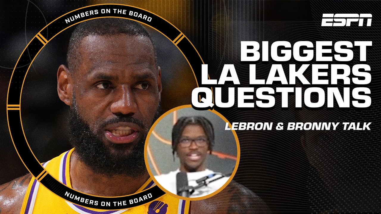 BIGGEST QUESTIONS for the Lakers 👀 'A turning point for LeBron' 😳 - KB ...
