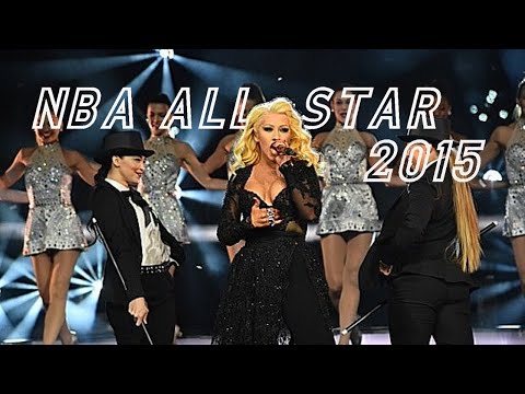 Christina Aguilera NBA All-Star Game 2015 Vocal Range {F#3-A5}