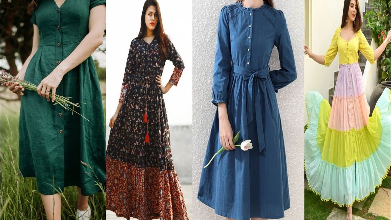 Simple Frock Designs 2024 /New Frock Ideas For Girls /Frock Designs ...