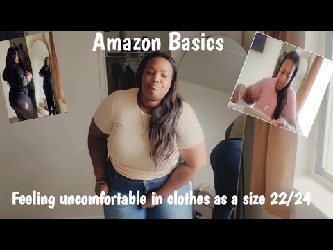 Amazon Basics plus size haul, struggling to find comfortable close in a ...