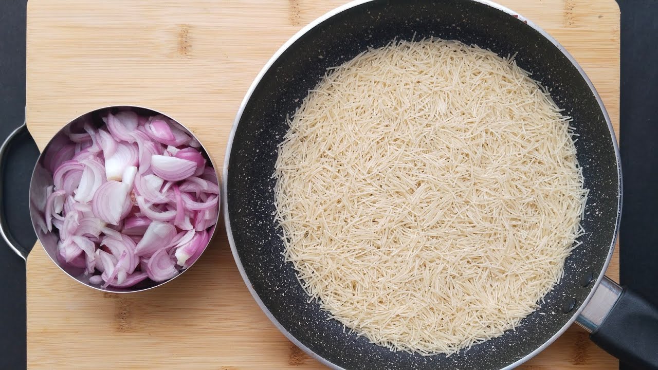 Just Add Vermicelli and Onion It's so Delicious l shavige uppittu ...