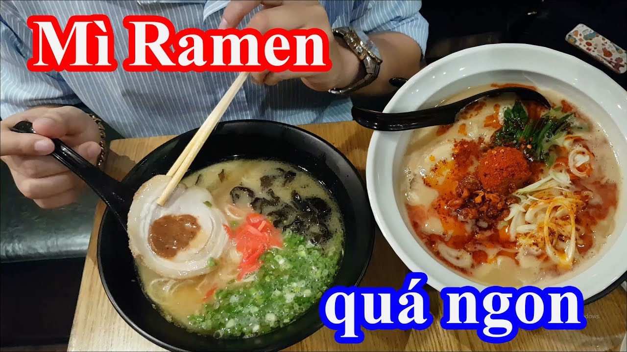 Khám phá nhà hàng mì Ramen ngon nhất Sài Gòn - Thử thách ăn một lúc 3 ...