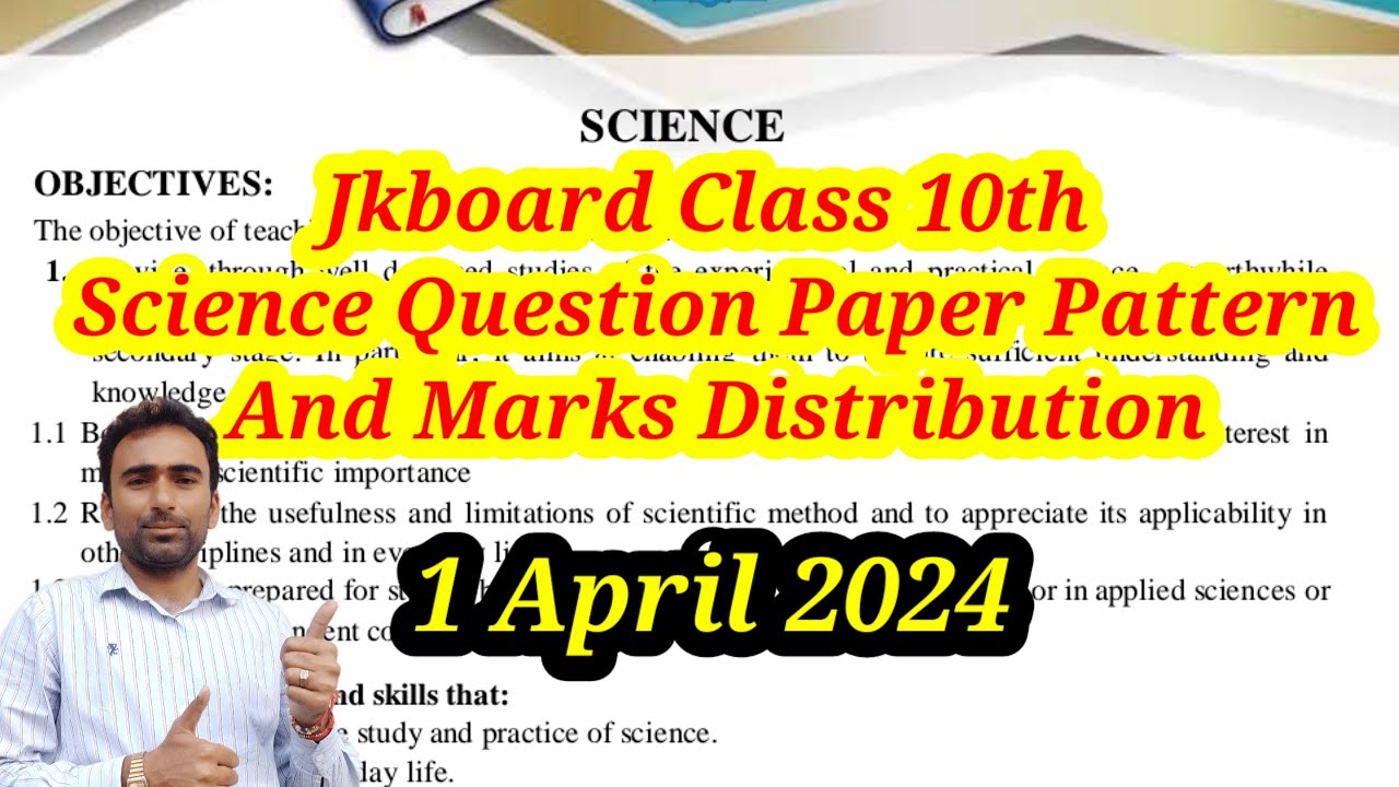 jkbose class 10th science new pattern | pattern of science paper jkbose ...