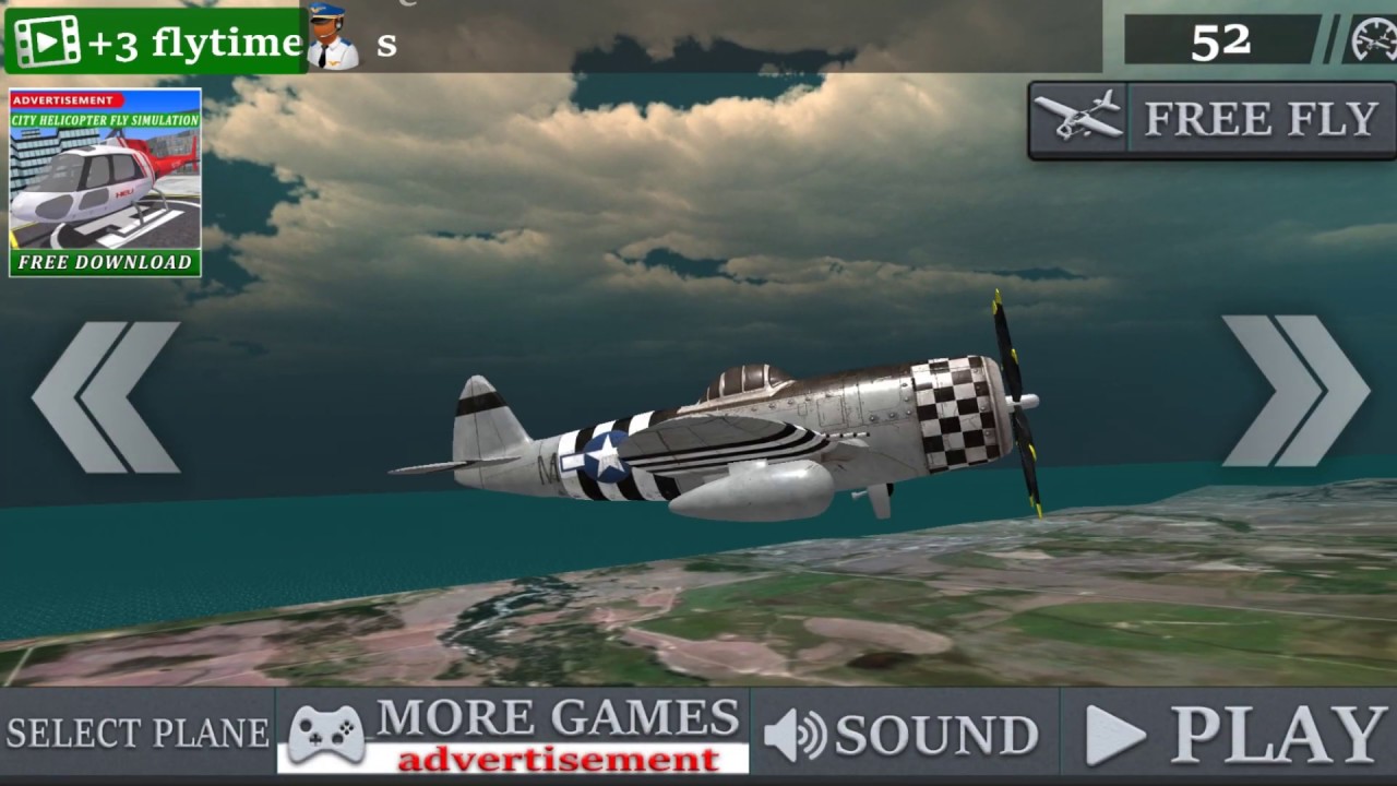 Airplane Free Fly Simulator - YouTube