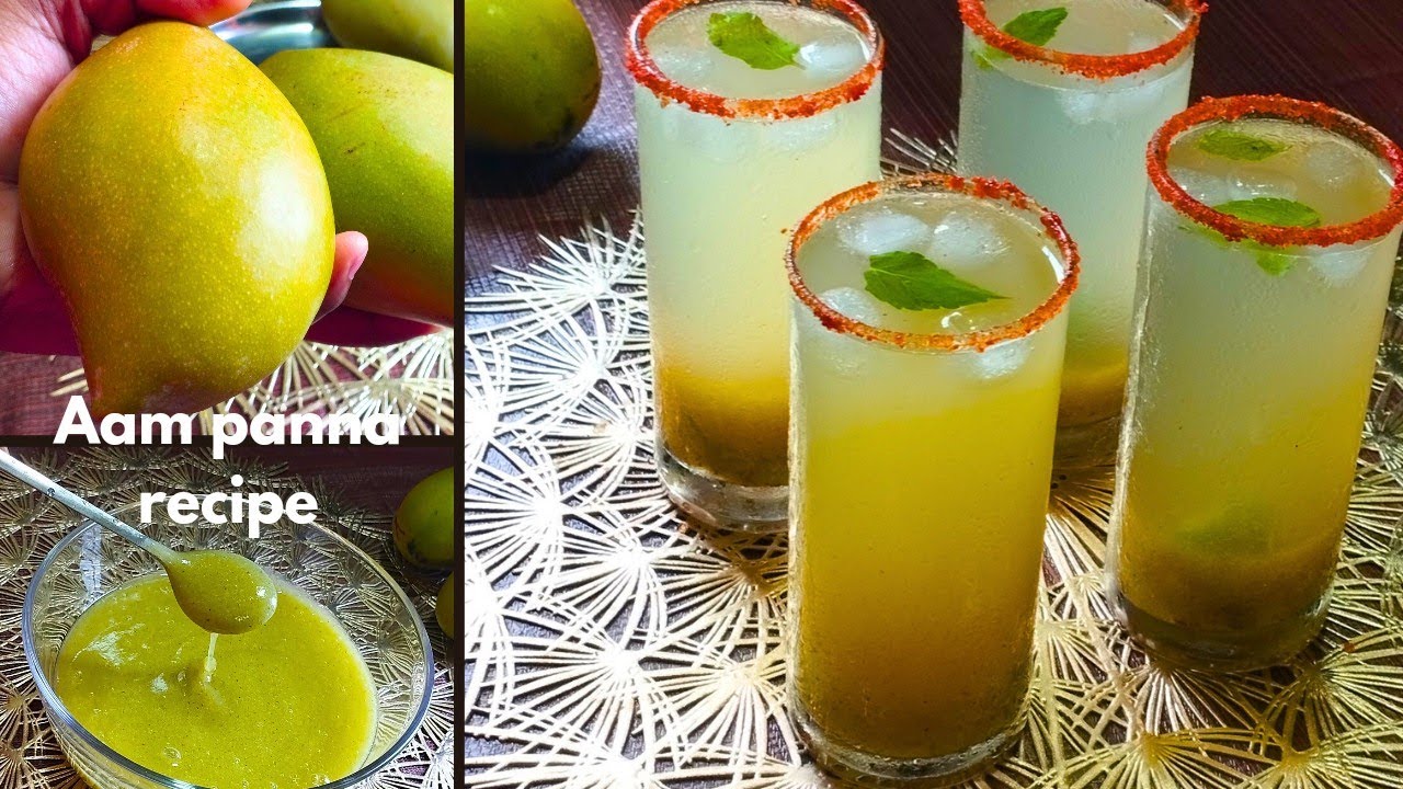 Garmi me loo se bachaen aur pet ko thandak pahunchaen//Aam panna recipe ...