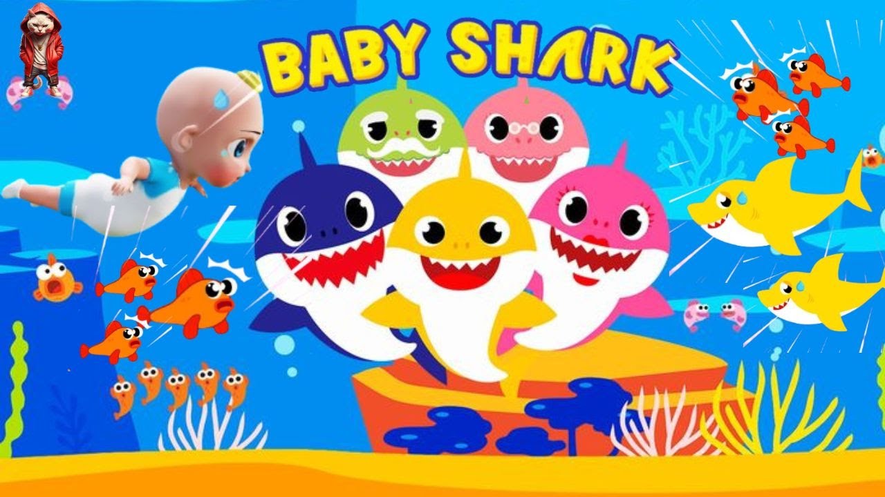 👾8 bit Baby Shark Chiptune Baby Shark Baby Shark Brooklyn Baby Shark ...