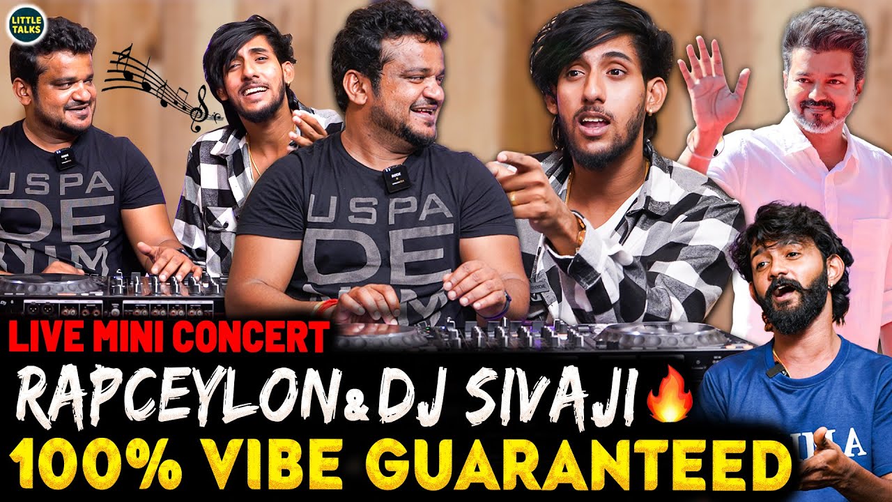 ப்பா Goosebumps🔥Spot-ல Live-ஆ Compose பண்ண Thala Thalapathy Rap💥 ...