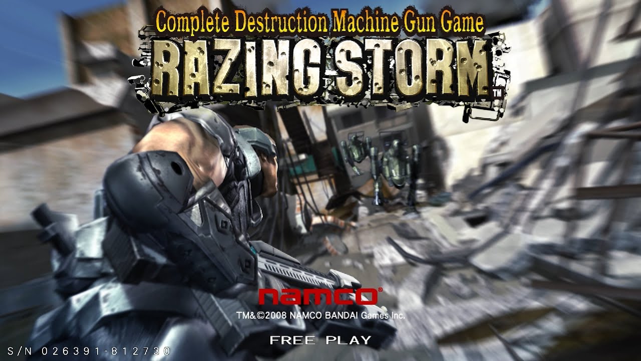 TIME CRISIS RAZING STORM ARCADE - ATTRACT MODE - YouTube