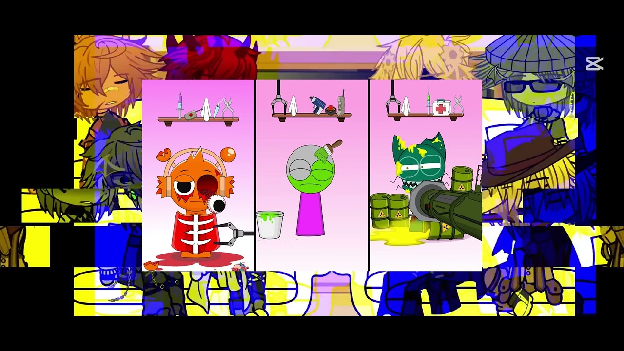 Spruki React To... Sprunki OC ALL Phases | Incredibox Compilation ...