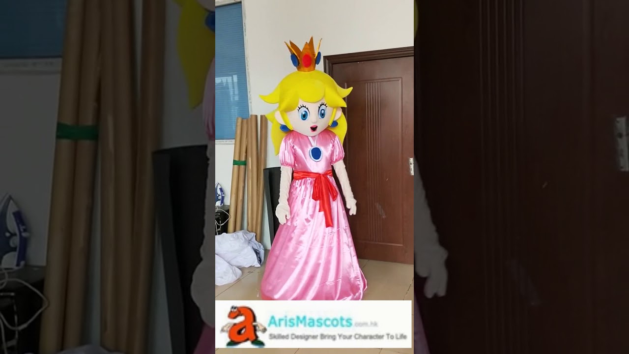 Princess Peach Costume for Birthday Party Character Mascots for Event ...
