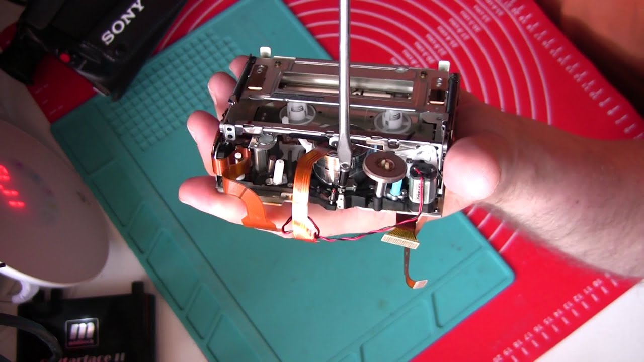 Sony Hi8 Video8 camcorder tape path alignment - archive distorted ...