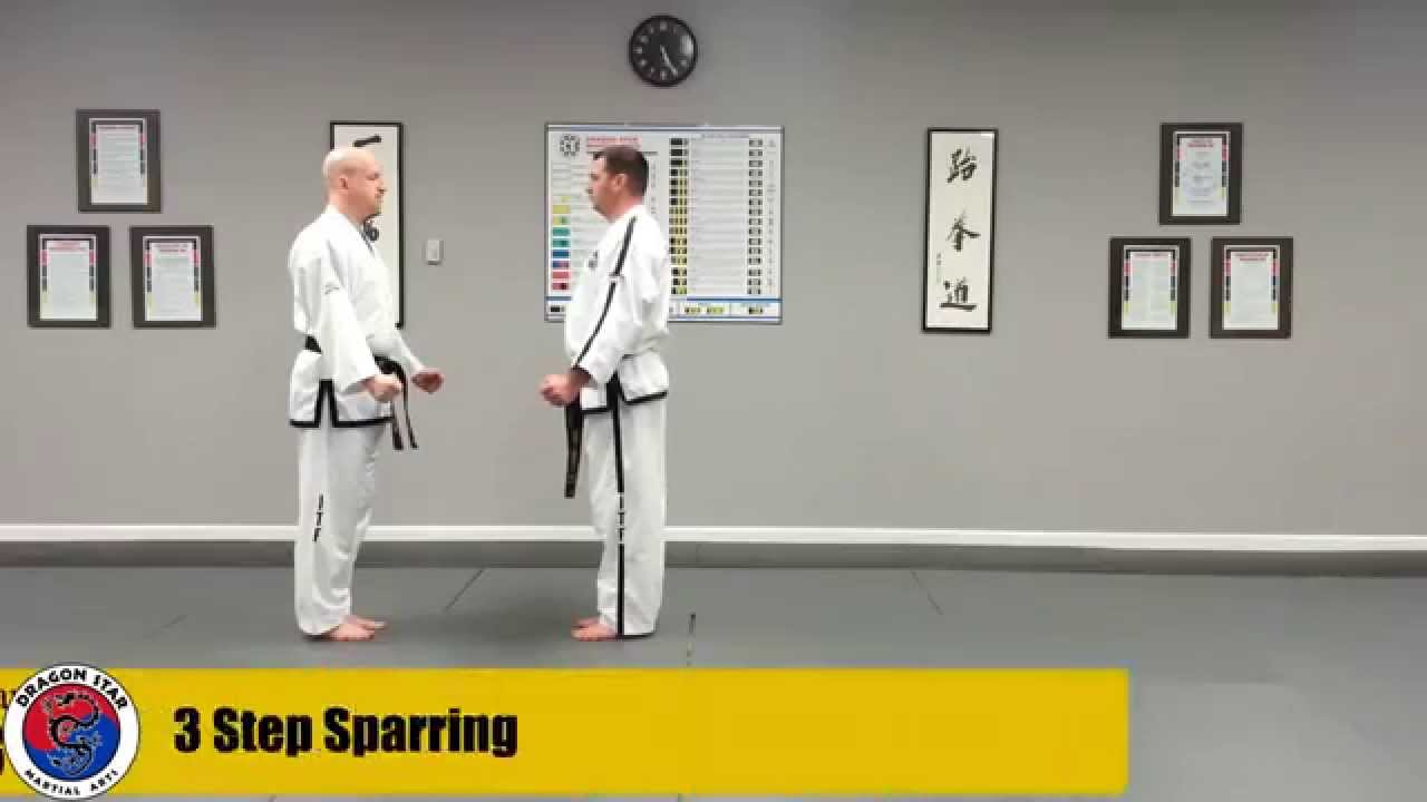 Step Sparring #3 - Yellow Belt (3 Step Sparring) - YouTube