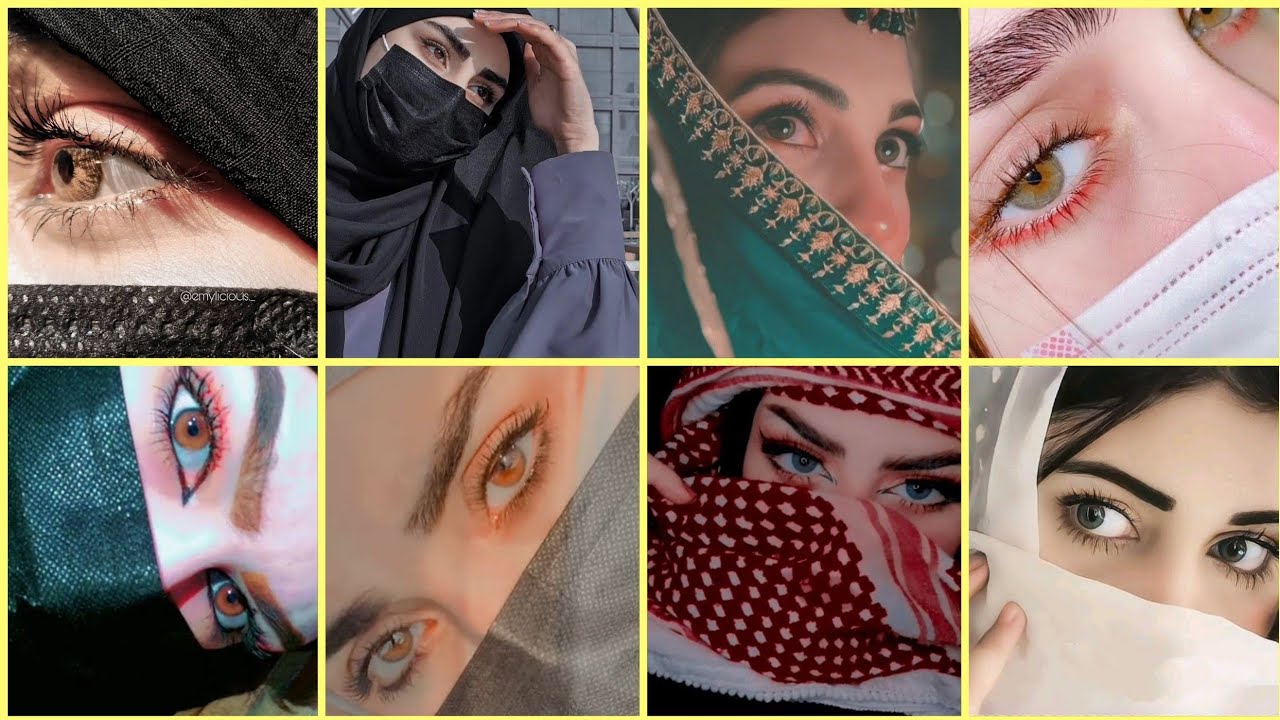 stylish and attractive eyes dpz for girls//whatsapp dpz//hidden face ...