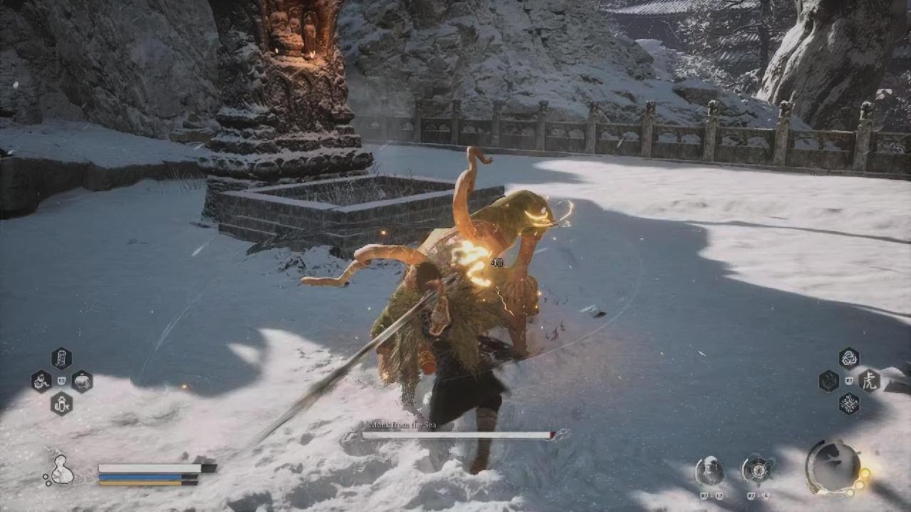 Black Myth: Wukong - Monk from the Sea Boss Fight - YouTube