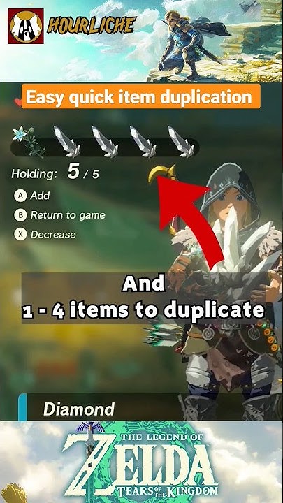 Easy quick item duplication in Zelda TotK 💰 #Zelda #TotK #TearsOfTheKingdom #Glitch - YouTube