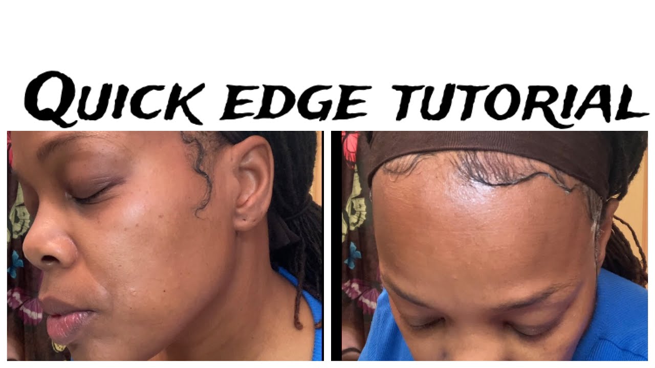 #funedges How I lay my edges with gorilla gel||Apply on edges only, not ...