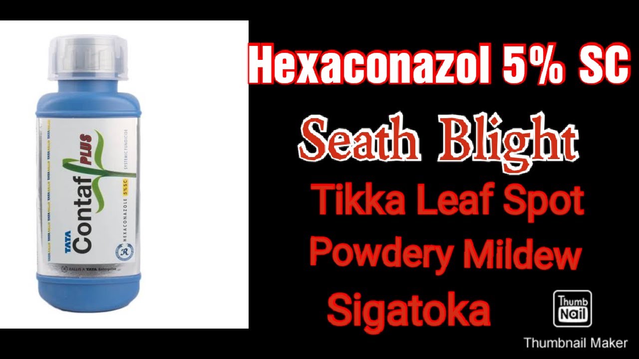 Hexaconazol 5% Sc फफुंदनाशक की पूरी जानकारी । Khetiki Gyan - YouTube