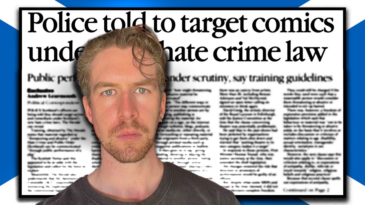 Scottish Police Target Comedians With New Law - YouTube