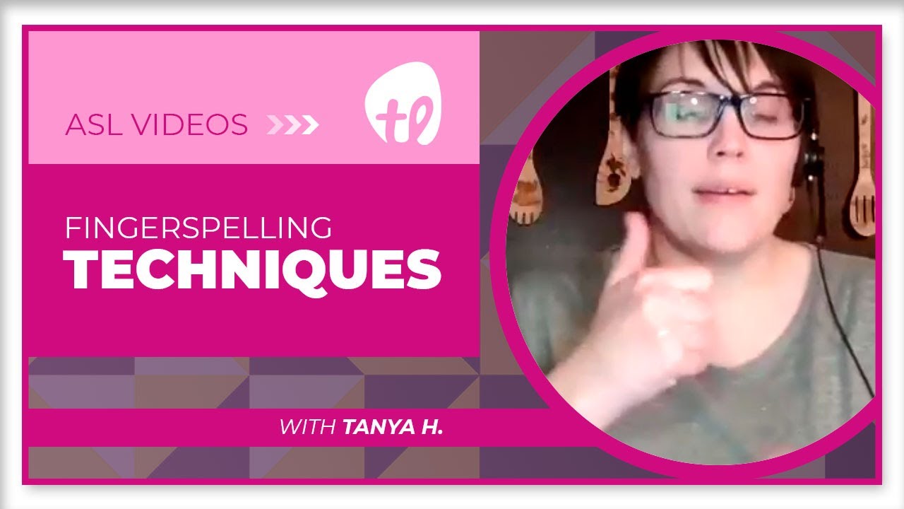 ASL: Fingerspelling Rules & Techniques - YouTube