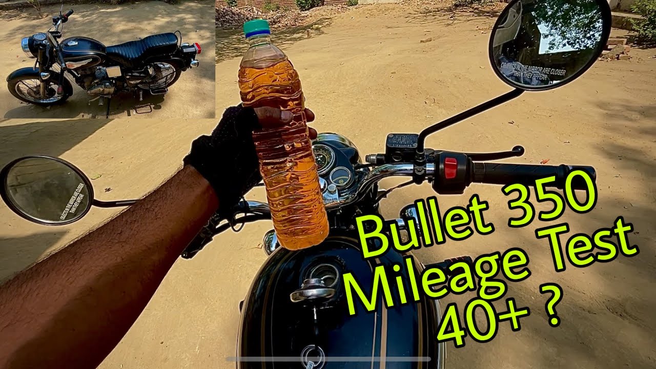 Bullet 350 mileage Test / Royal Enfield standard 350 mileage Test ...