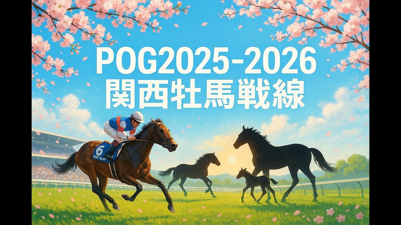 POG2025-2026戦略ガイド：関西の至宝は誰だ？クラシック制覇を狙う注目牡馬10頭を厳選解説！ - YouTube
