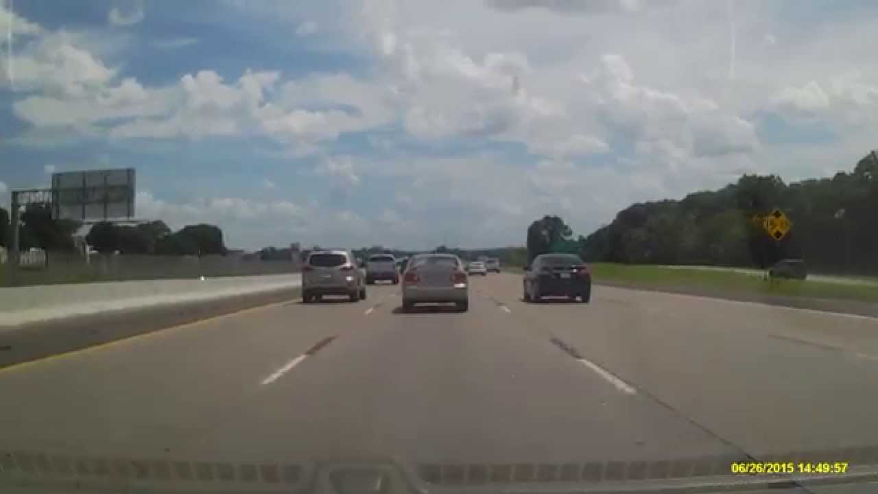 exiting highway from the far left hand lane - YouTube