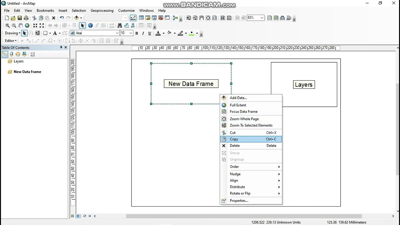 How to add data layer modify it in Arc GIS. - YouTube