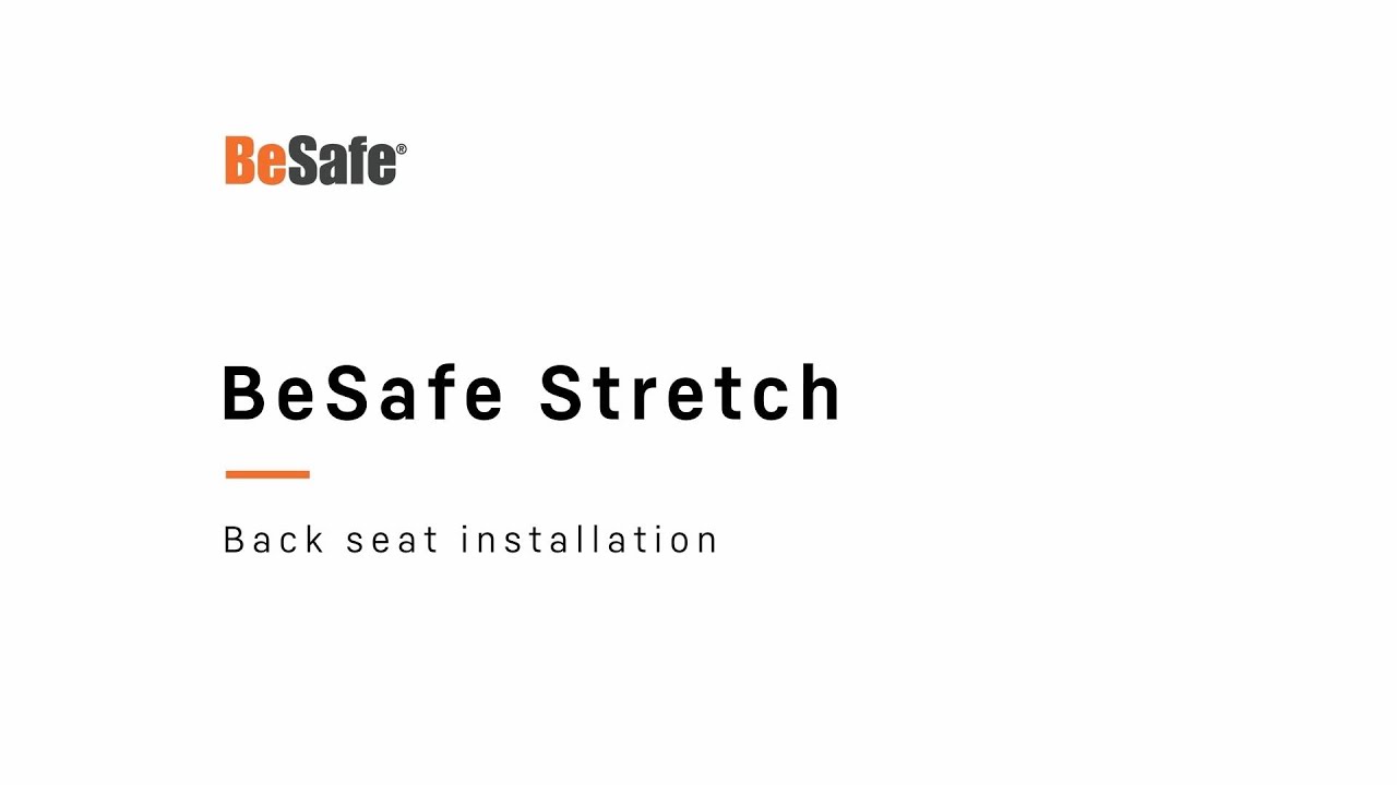 BeSafe Stretch Installation Back seat - YouTube